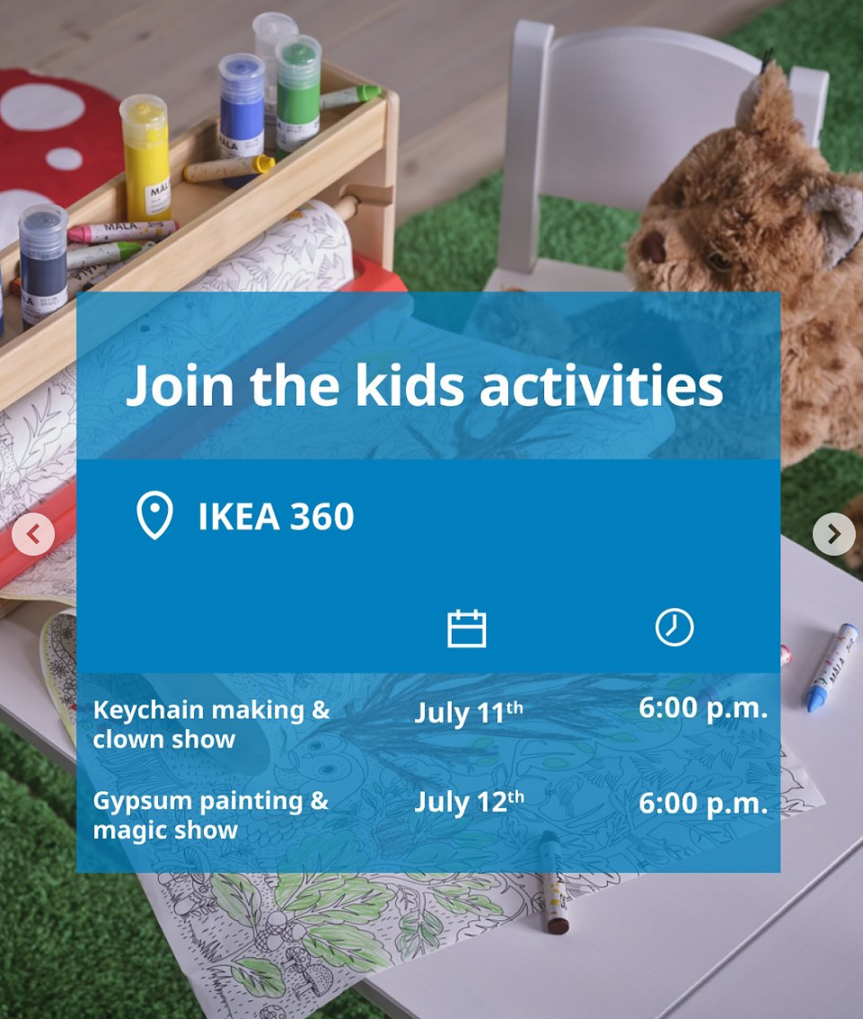 Kids Activities at IKEA 360 - KUWAIT UPTO DATE