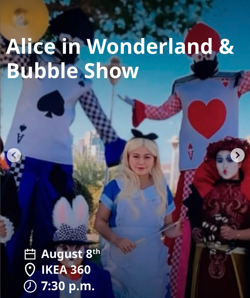 Alice in Wonderland and Bubble Show - KUWAIT UPTO DATE : KUWAIT UPTO DATE